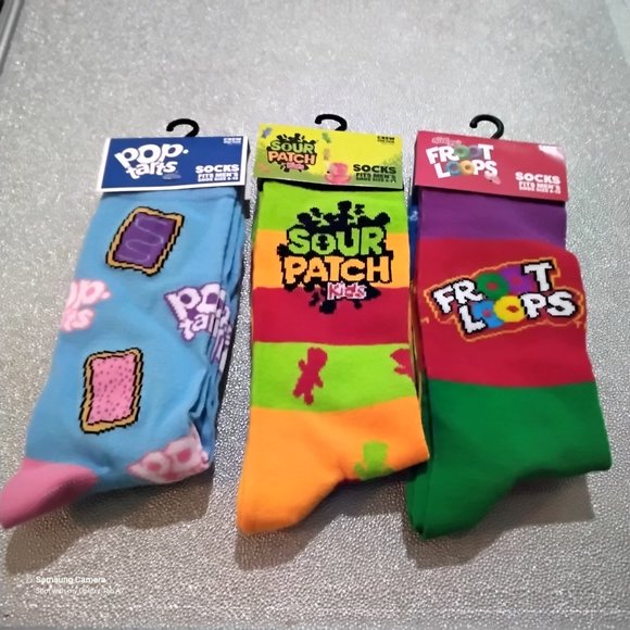 Kellogg'S | Underwear & Socks | 3 Pairs Novelty Crew Socks Pop Tarts ...